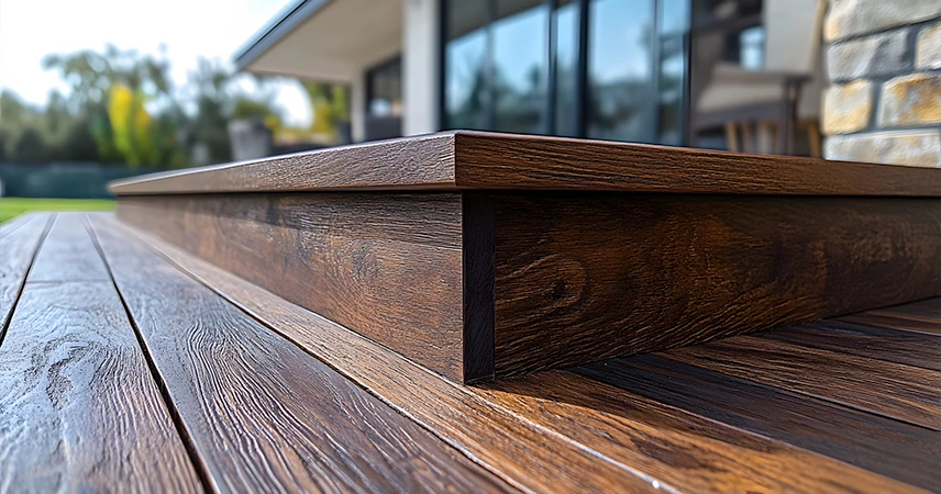 Comment faire le bord d'une terrasse sur plots